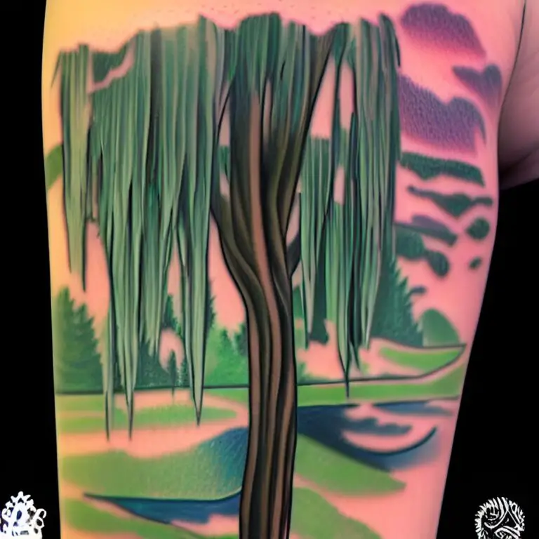 Weeping Willow Tattoo Meaning & Symbolism (Grief)