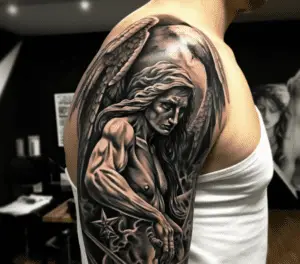 Fallen Angel Tattoo Meaning & Symbolism (Grief)