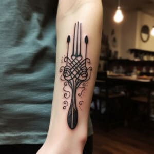 Fork Tattoo Meaning & Symbolism (Wellness & Balance)