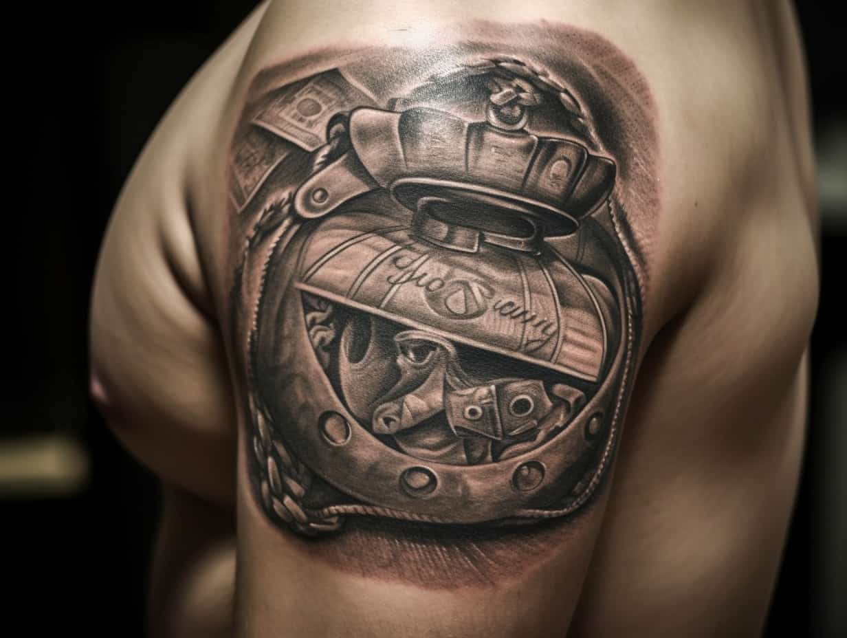 Money Bag Tattoo Meaning: Symbolism and Interpretations