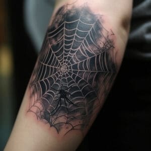 Spider Web Elbow Tattoo Meaning & Symbolism(Prison Life)