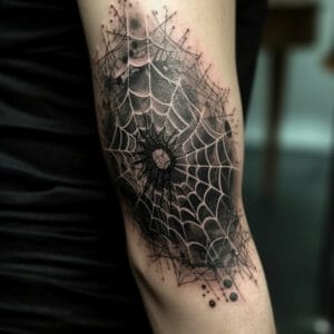Spider Web Elbow Tattoo Meaning & Symbolism(Prison Life)