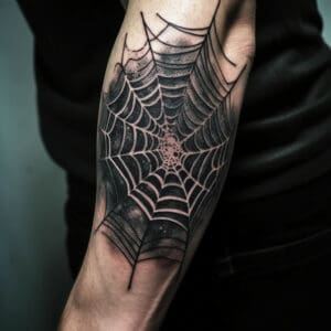 Spider Web Elbow Tattoo Meaning & Symbolism(Prison Life)
