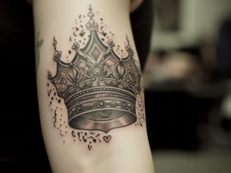 3 Point Crown Tattoo Meaning & Symbolism (Perseverance)