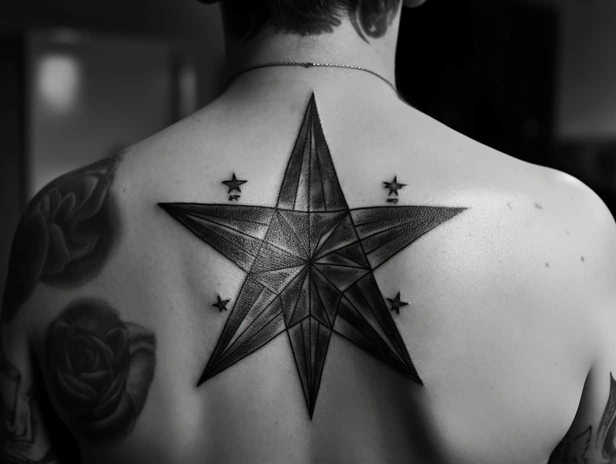 5 Point Star Tattoo Meaning & Symbolism (Water)