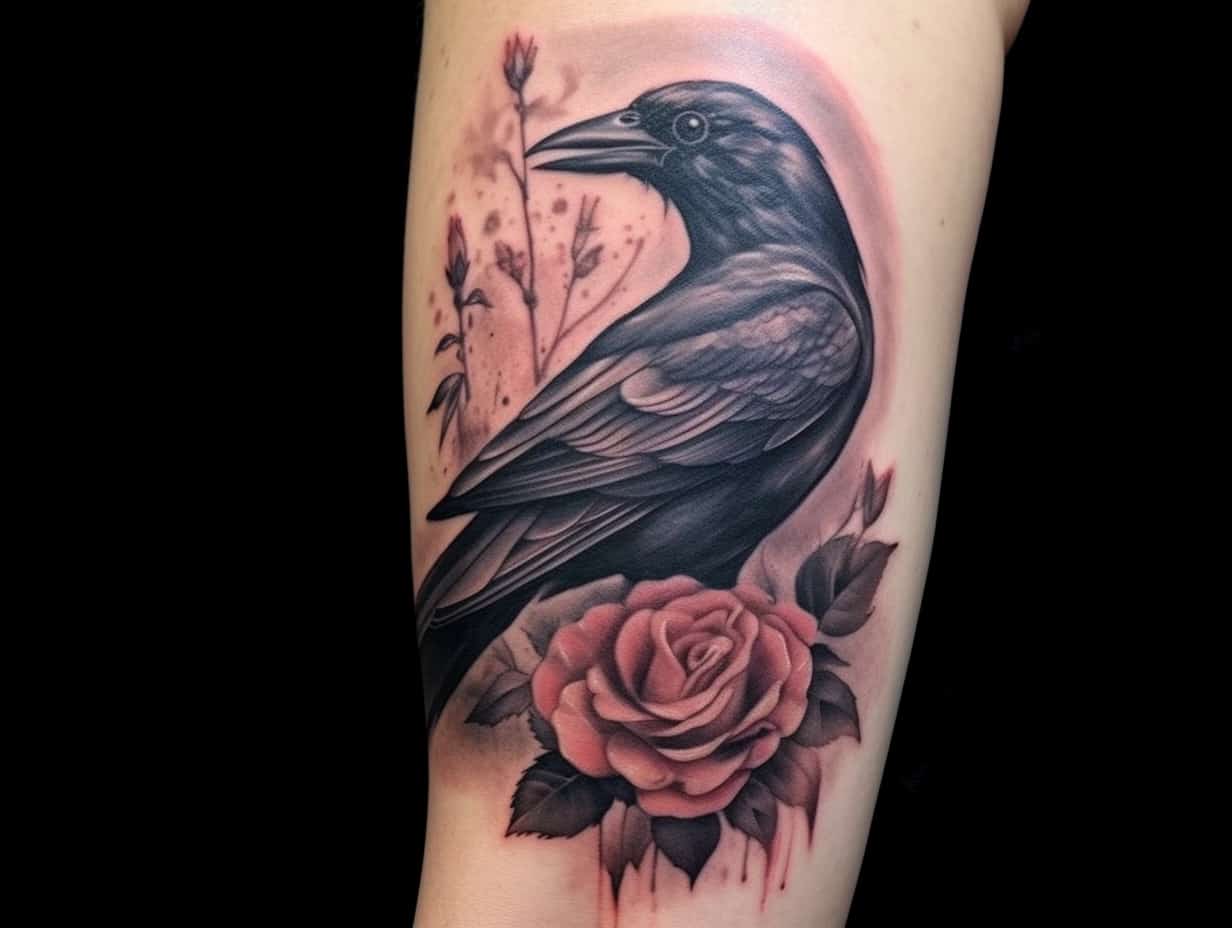 Crow Tattoo Meaning: Symbolism and Designs