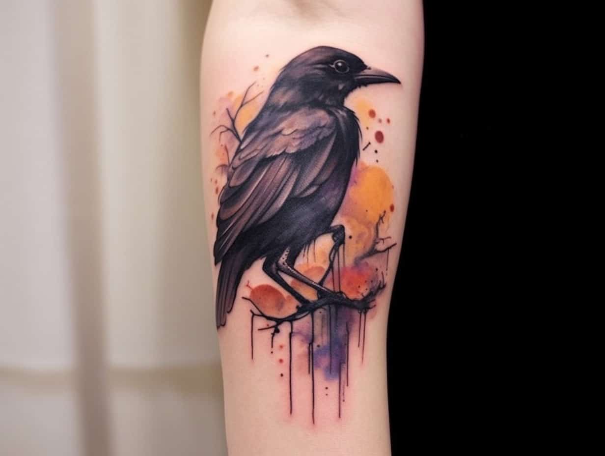 Crow Tattoo Meaning: Symbolism and Designs
