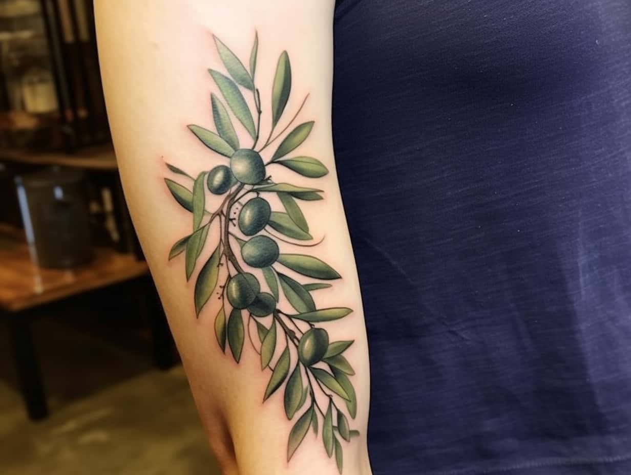Olive Branch Tattoo Meaning: Symbolism Explained + Designs