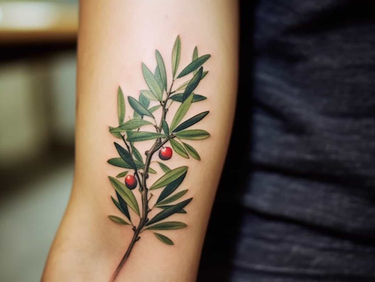 Olive Branch Tattoo Meaning: Symbolism Explained + Designs