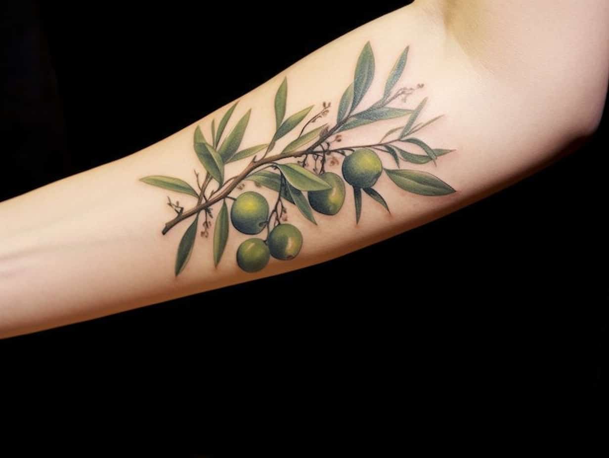 Olive Branch Tattoo Meaning: Symbolism Explained + Designs