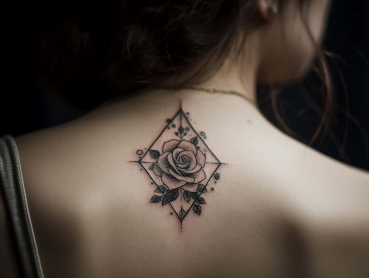 Triangle Rose Tattoo Meaning: Symbolism and Designs