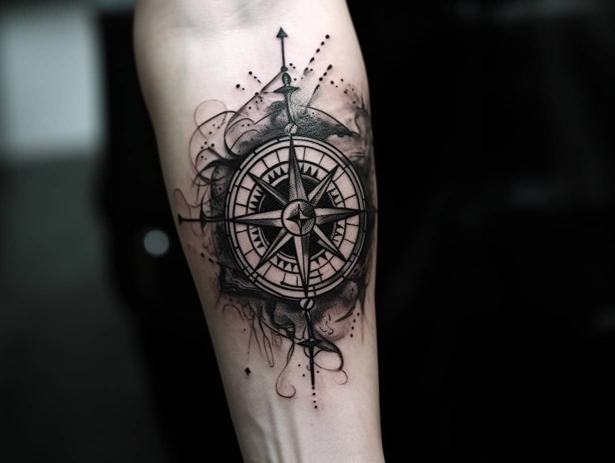 Compass Tattoo Meaning: Symbolism and Interpretations