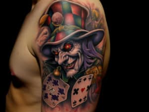 Jester Tattoo Meaning & Symbolism (Sorrow+Focus)