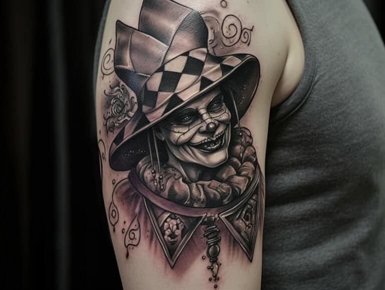 Jester Tattoo Meaning & Symbolism (Sorrow+Focus)