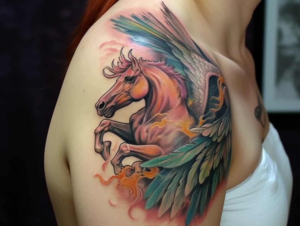 Pegasus Tattoo Meaning & Symbolism (Freedom)