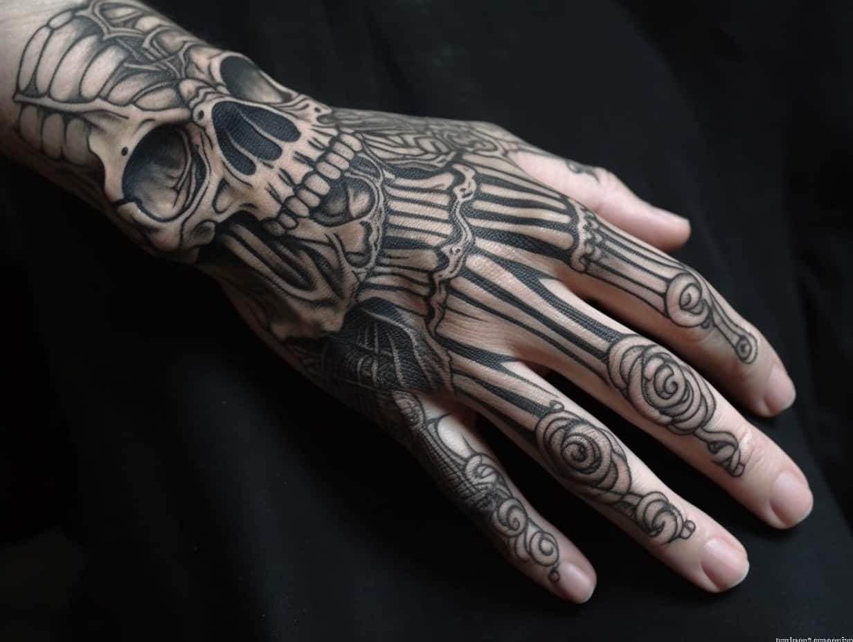 Skeleton Hand Tattoo Meaning: Symbolism and Designs