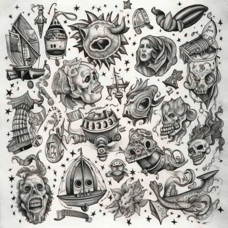 Tattoo Flash Sheet: What It Is? + Free Downloads