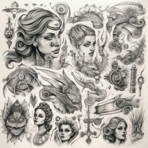 Tattoo Flash Sheet: What It Is? + Free Downloads