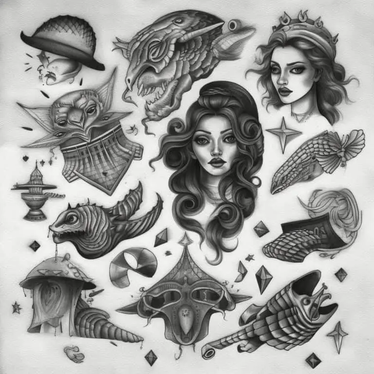 Tattoo Flash Sheet: What It Is? + Free Downloads