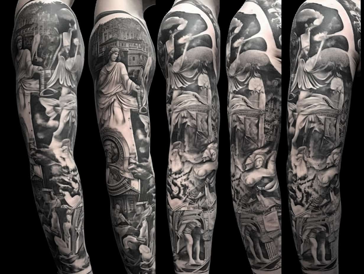 Roman Sleeve Tattoo Ideas and Designs: A Journey Through Time
