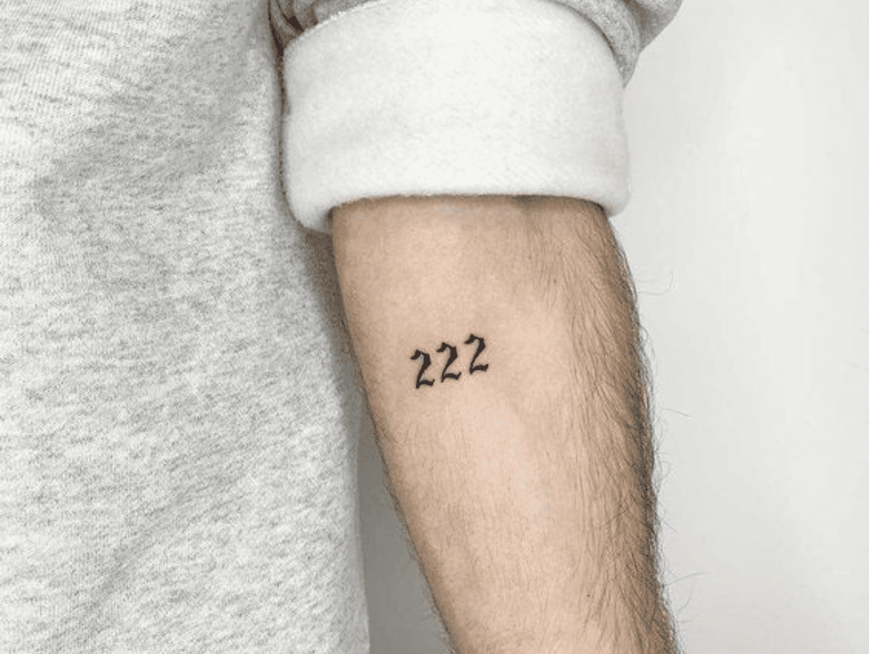 Unlocking the Secrets: The Mesmerizing 222 Tattoo Meaning + Designs