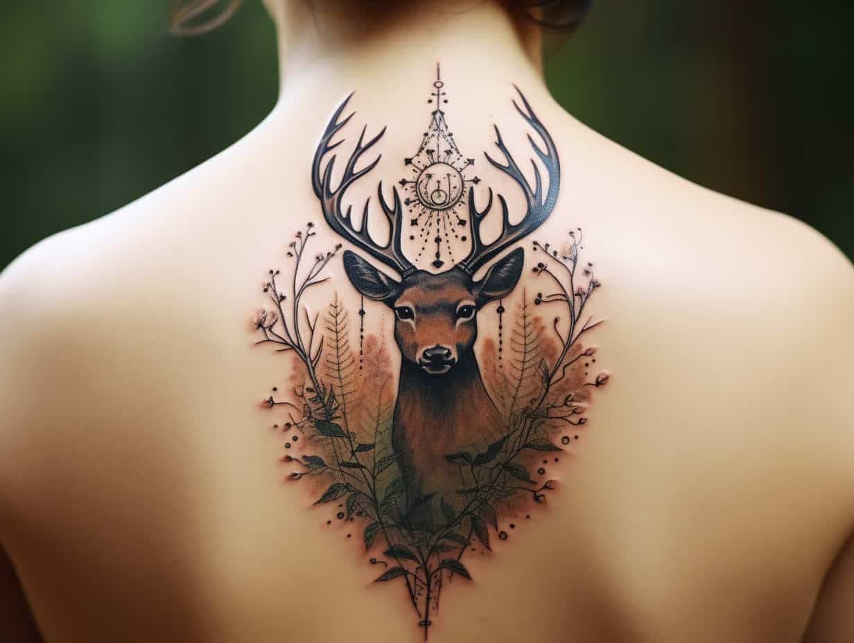Nature’s Majesty: The Profound Meaning Behind Deer Tattoos + Designs