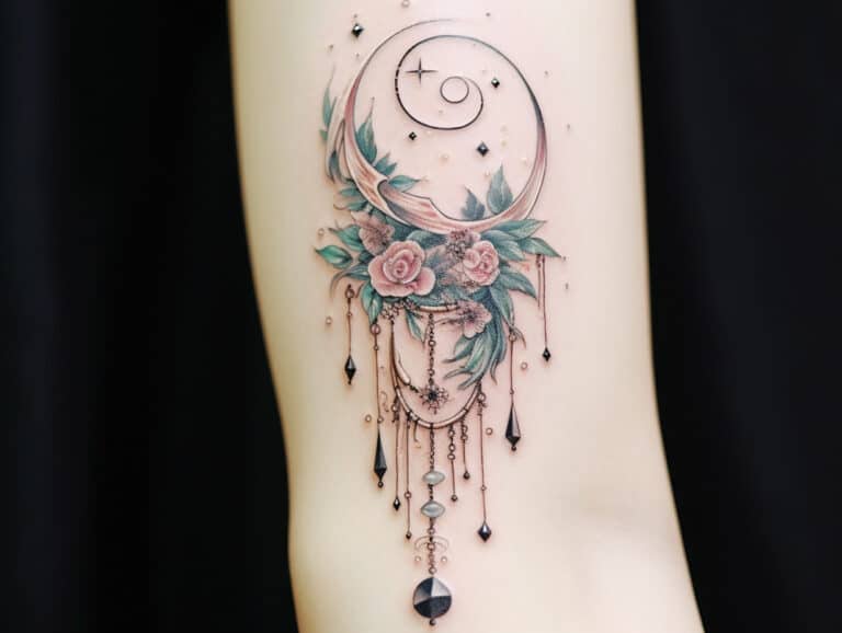 Moon Crystal Tattoos: Discovering Designs + Ideas