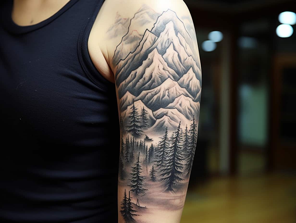 Trees and Mountain Tattoos: Discovering Designs + Ideas