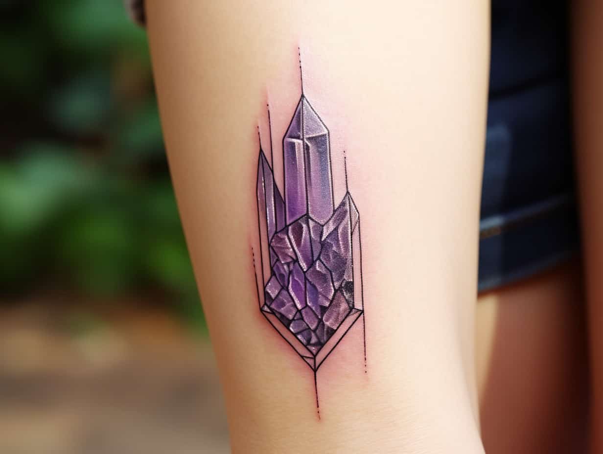Crystal Tattoo Meaning: Unveiling the Mystique + Designs