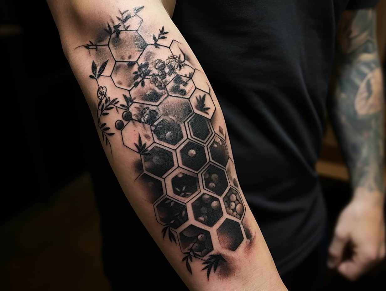 Hexagon Tattoos: Designs + Ideas For Men and Women