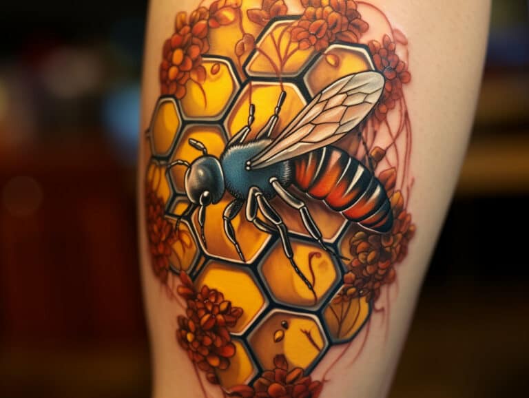 Honeycomb Tattoos: Designs + Ideas For Men and Women