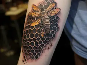 Honeycomb Tattoos: Designs + Ideas For Men and Women