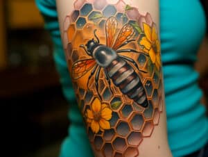 Honeycomb Tattoos: Designs + Ideas For Men and Women