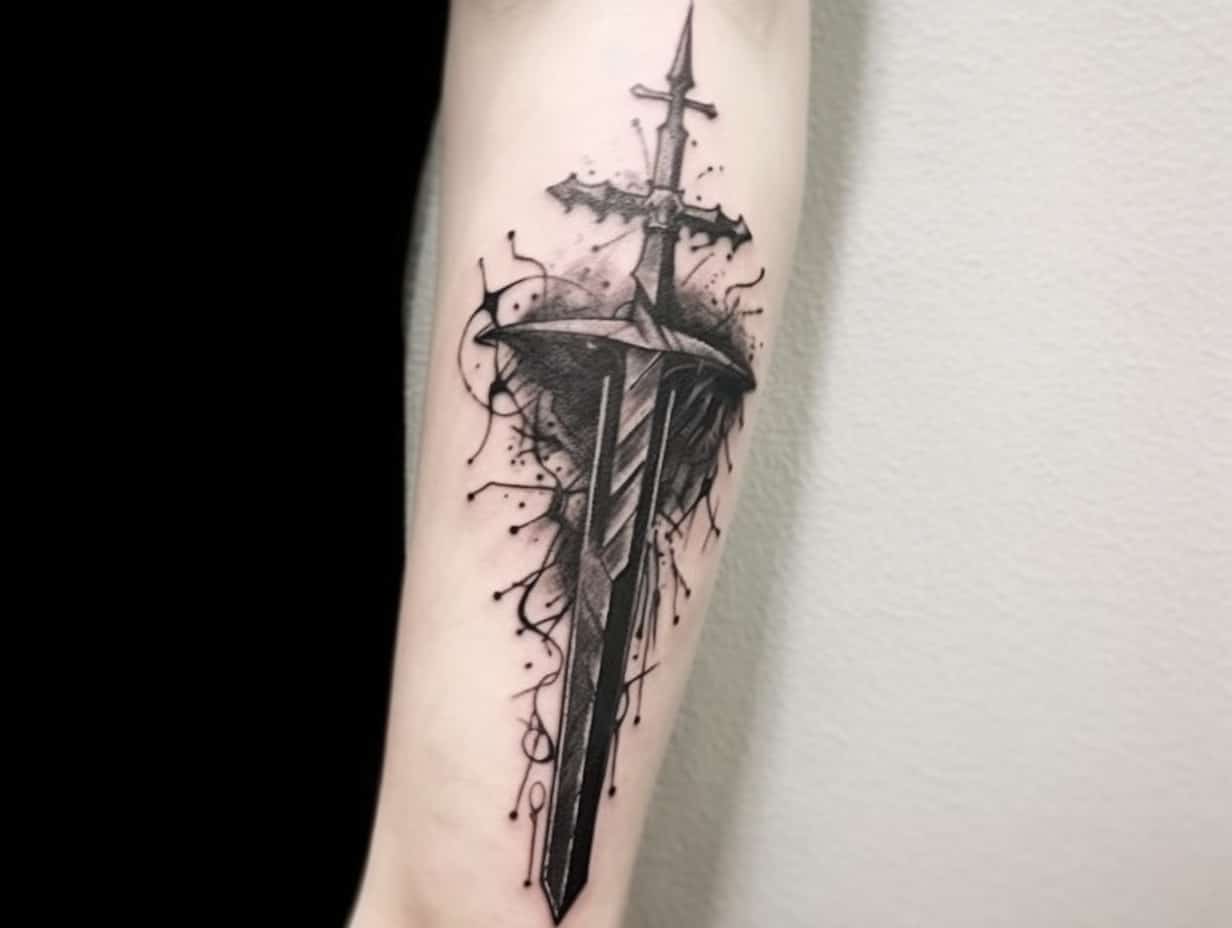 Excalibur the Mythical: King Arthur Sword Tattoo + Designs