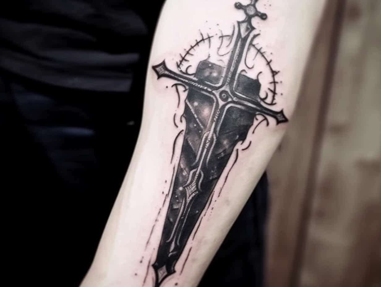 Excalibur the Mythical: King Arthur Sword Tattoo + Designs