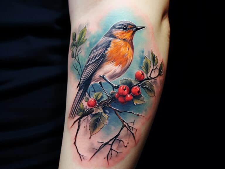 A Profound Journey into the Symbolism of Robin Tattoos