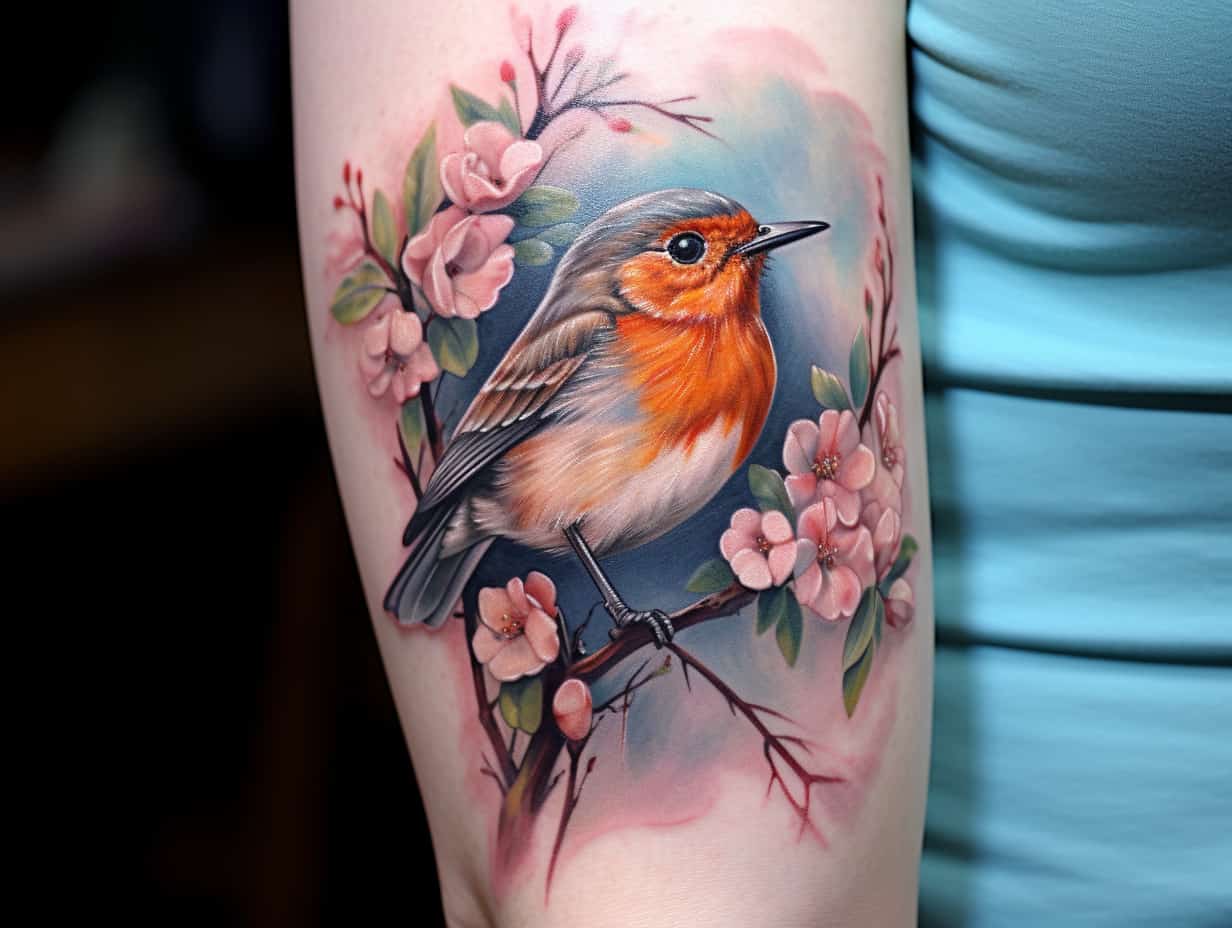 A Profound Journey into the Symbolism of Robin Tattoos