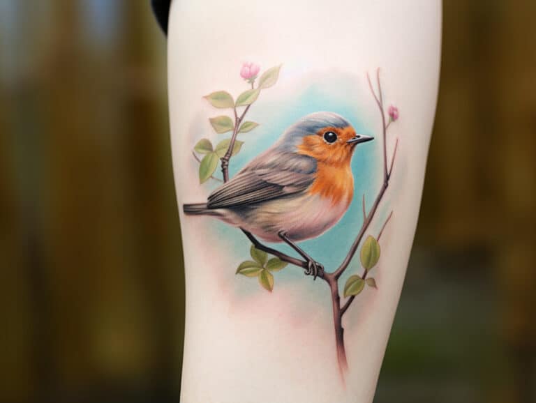 A Profound Journey into the Symbolism of Robin Tattoos