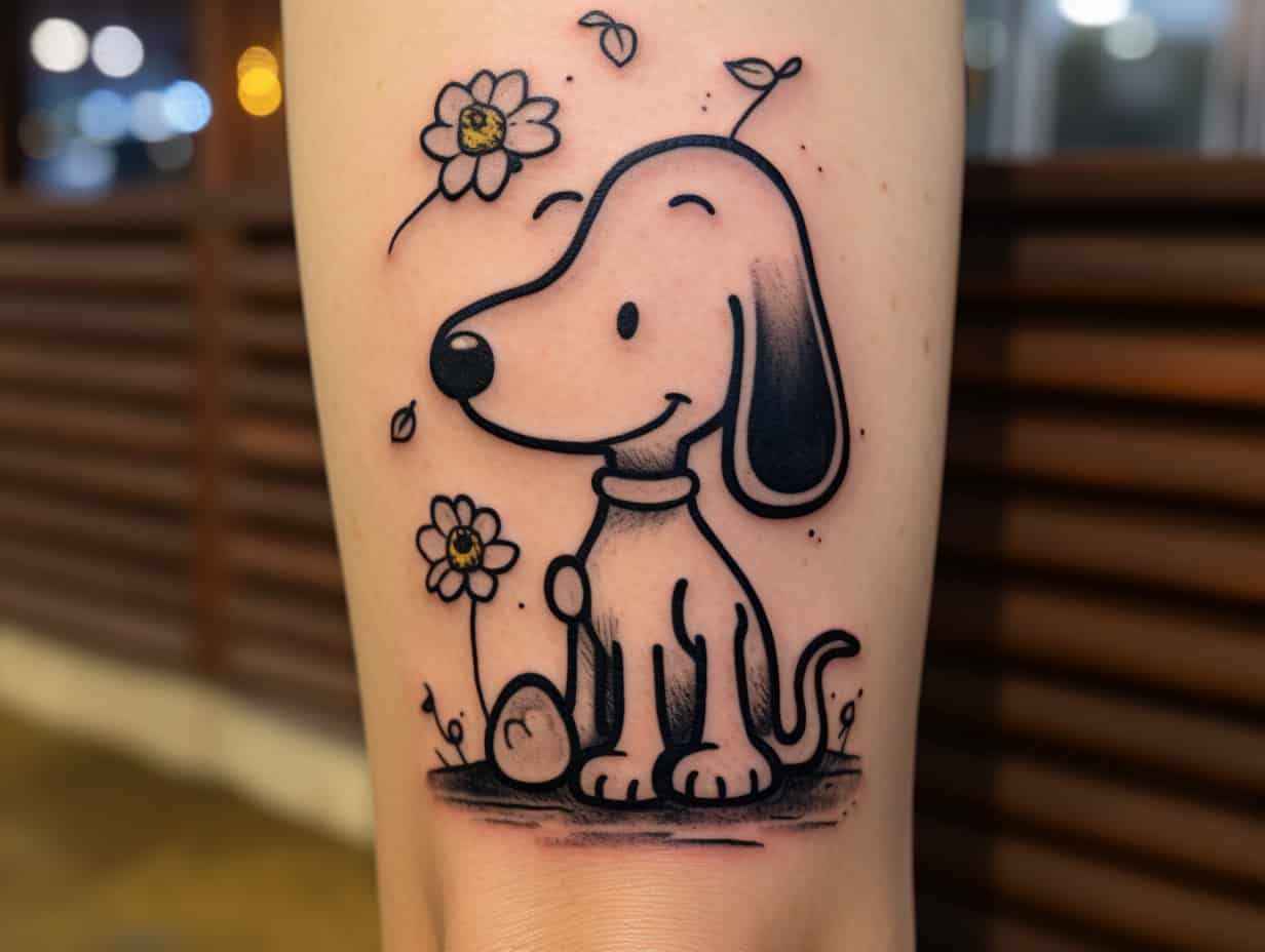Analyzing the Joyful Meaning of Snoopy Tattoos + Designs