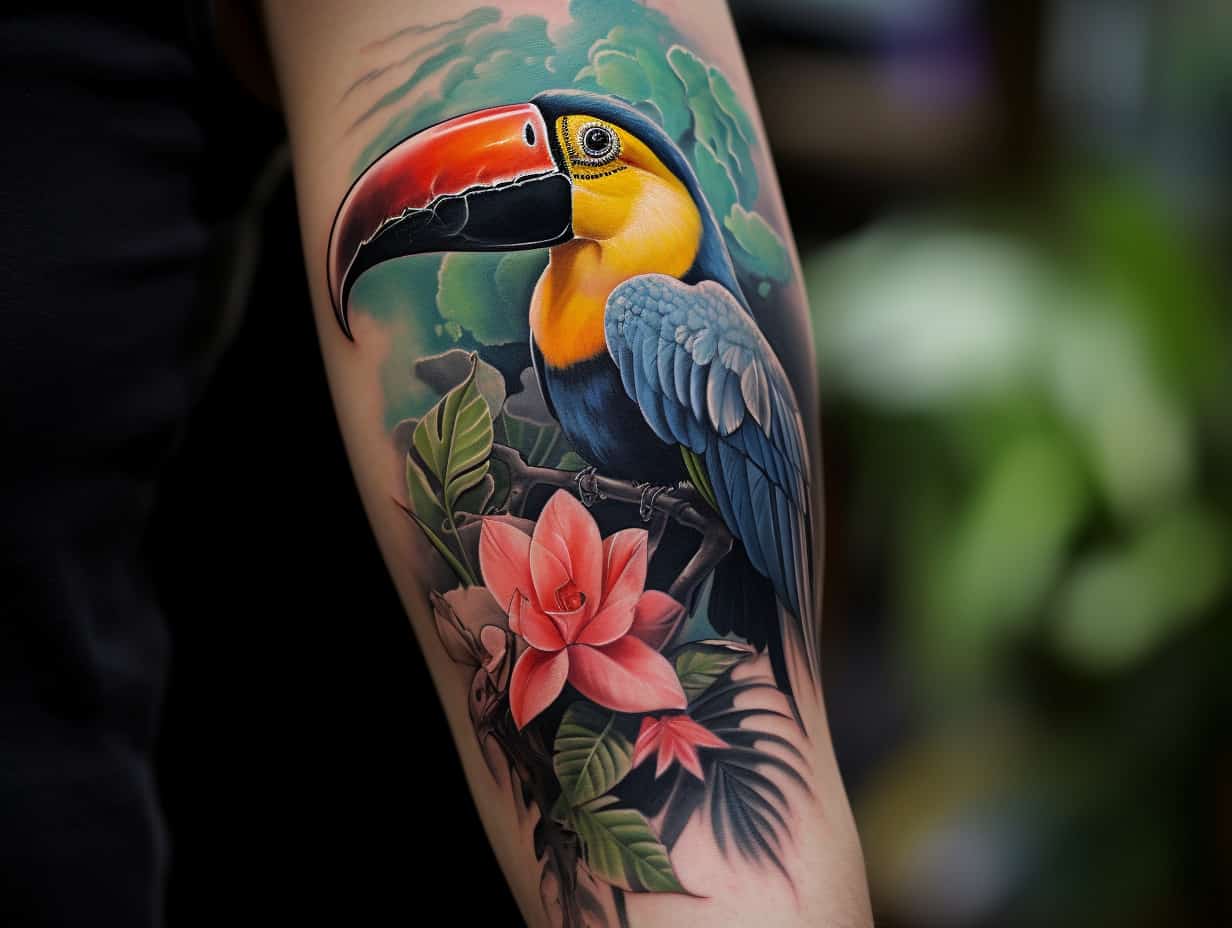 Toucan Tattoo Meaning: A Colorful Symbol of Freedom + Designs