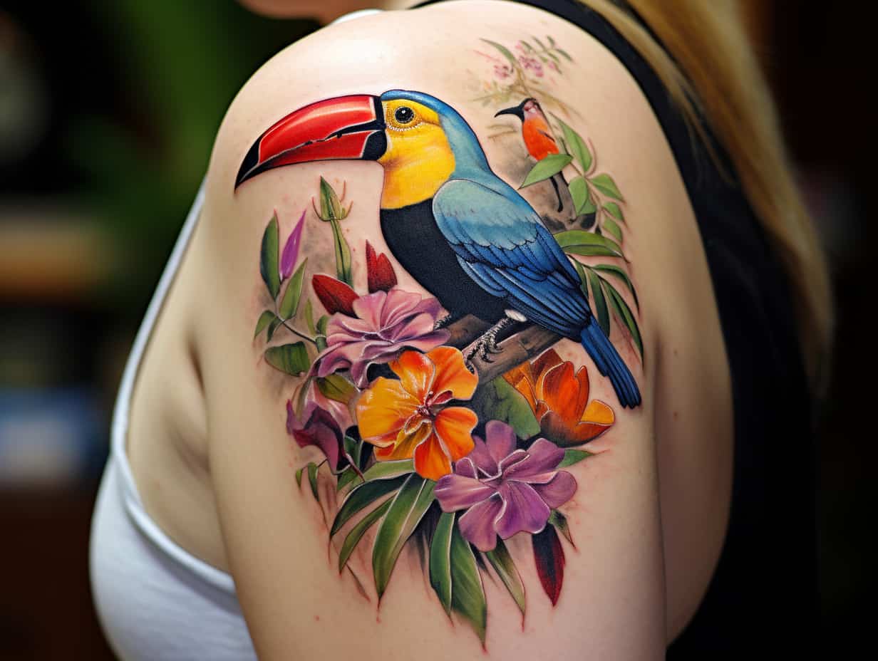 Toucan Tattoo Meaning: A Colorful Symbol of Freedom + Designs
