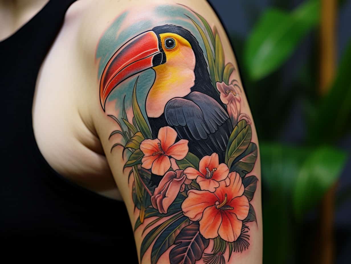 Toucan Tattoo Meaning: A Colorful Symbol of Freedom + Designs