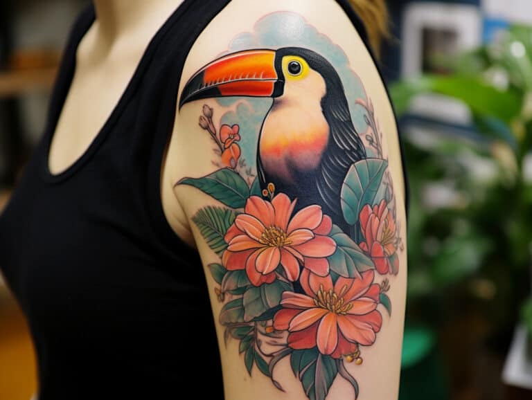 Toucan Tattoo Meaning: A Colorful Symbol of Freedom + Designs